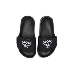 Hummel Klettverschluss Badelatschen Pool Slide Kinder in BLACK | Gr.: 37