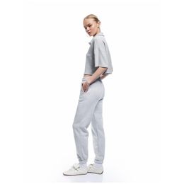 KOTON SWEAT BOTTOMS in Grau Melange | Gr.: XL