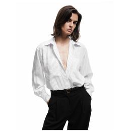 KOTON SHIRTS LS in Weiß Gestreift | Gr.: 40