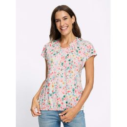 WITT WEIDEN Print-Shirt in ecru-flamingo-bedruckt | Gr.: 38