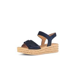 Gabor Plateau Sandalen in blau | Gr.: 38