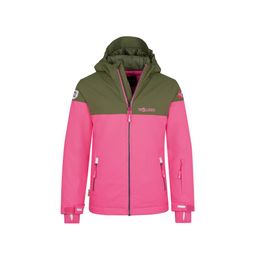 Trollkids Ski-/Snowboardjacke Hallingdal in dusky olive/light magenta | Gr.: 152