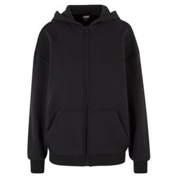 Urban Classics Zip-Kapuzenpullover in black | Gr.: M