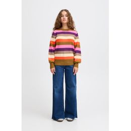 Ichi IHEden loose fit in Green mix color stripe | Gr.: L