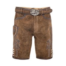 Gwandler Lederhose JONAS-gespeckt in braun | Gr.: 50
