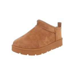 Ital-Design Stiefelette in Camel | Gr.: 37