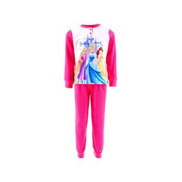 Schlafanzug Fleece Disney Princess in Dunkelpink | Gr.: 98
