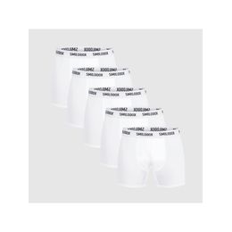 Smilodox Boxershorts 5er Pack in Weiß | Gr.: M