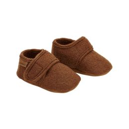 EN FANT Kinder Slipper "Baby Wool slippers" in Braun | Gr.: 27/28