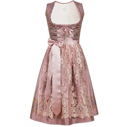 Edelnice Midi Dirndl 2-teilig Madeleine in rose | Gr.: 44