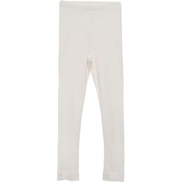 Minymo Kinder Leggings "Leggings Rib-Girl" in Beige | Gr.: 104