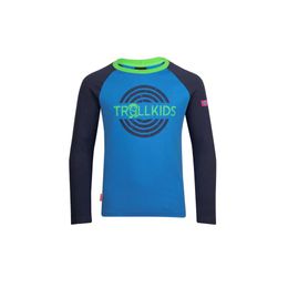 Trollkids Longsleeve "Preikestolen" in Blau | Gr.: 92