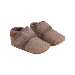 EN FANT Kinder Hausschuh "Baby Wool Slippers" in Braun | Gr.: 19/20