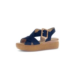 Gabor Plateau Sandalen in blau | Gr.: 44