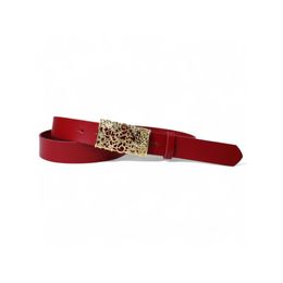 Fronhofer Lederg&uuml;rtel in Rot | Gr.: 110 cm