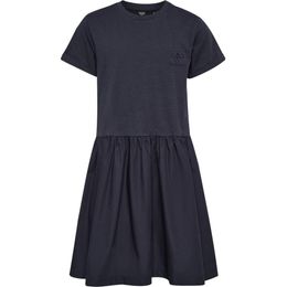 Hummel Kinder-Maxikleid "Maria Dress S/S" in Blau | Gr.: 146