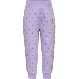 Hummel Kinder Sweat Pants "Beesy Adjust Waist Pants" in Lila | Gr.: 98
