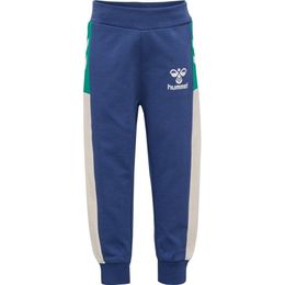 Hummel Kinder Sweat Pants "Skylan Adjust Waist Pants" in Blau | Gr.: 80