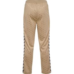 Hummel Sporthose "Archive Regular Poly Pants Aop" in Beige | Gr.: XS
