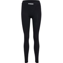 Hummel Leggings "Elemental Cotton Hw Tights" in Schwarz | Gr.: S