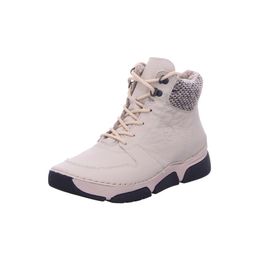 Rieker Schnürboot Warmfutter in beige | Gr.: 42
