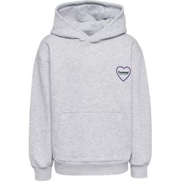 Hummel Kinder Hoodie "Loose Hoodie Heartfield" in Grau | Gr.: 0-3 MONATE