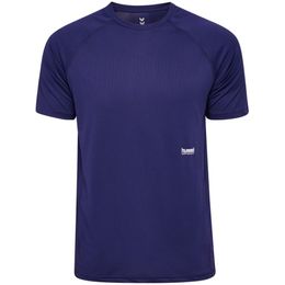 Hummel T-Shirt "Pulse Workout T-Shirt S/S" in Blau | Gr.: XL