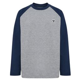 Hummel Kinder Longsleeve "Raglan Loose T-Shirt Longsleeve Bee" in Blau | Gr.: 122/128