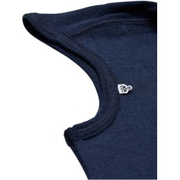 Hummel Kinder M&uuml;tze "Mini Wool Rib Balaclava" in Blau | Gr.: 50-52