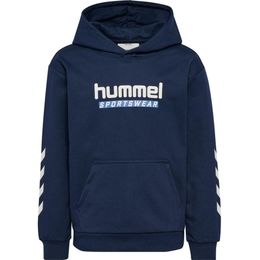 Hummel Kinder Hoodie "Logo Hoodie" in Blau | Gr.: 34/40