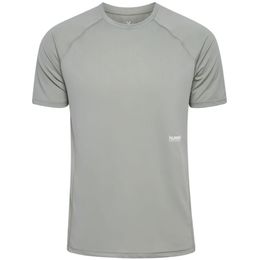 Hummel T-Shirt "Pulse Workout T-Shirt S/S" in Grau | Gr.: L