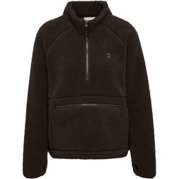 Hummel Jacke "Pulse Fleece W Pullover" in Braun | Gr.: S