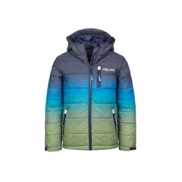 Trollkids Ski-/ Snowboardjacke "Hemsedal" in Dunkelblau/ Blau/ Khaki | Gr.: 116