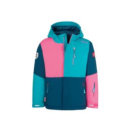 Trollkids Ski-/ Snowboardjacke "Hallingdal" in T&uuml;rkis/ Rosa | Gr.: 152