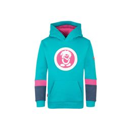 Trollkids Hoodie Troll XT in dark turquoise/madeira blue | Gr.: 110