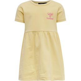 Hummel Kinder-Maxikleid "Iris Dress S/S" in Gelb | Gr.: 68