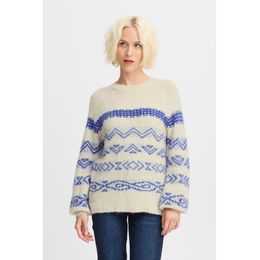 Pulz Jeans PZMIMI Pullover regular fit in Cloud Dancer Melange | Gr.: XS