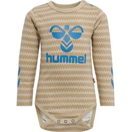 Hummel Outdoor Overall "Esme Body Longsleeve" in Beige | Gr.: 56