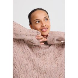 b. young BYNATA CABLE JUMPER loose fit in Pale Mauve Melange | Gr.: M