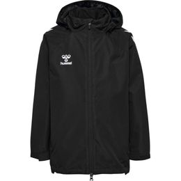 Hummel Kinder Trainingsjacke "Lead 2.0 All-Weather Jacket" in Schwarz | Gr.: 140
