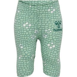 Hummel Kinder Leggings "Zanzi Tights Capri" in Grün | Gr.: 56