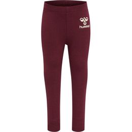 Hummel Kinder Leggings "Maule Tights" in Rot | Gr.: 62