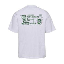Hummel T-Shirt "Loose T-Shirt S/S Bees Stadium" in Wei&szlig; | Gr.: M