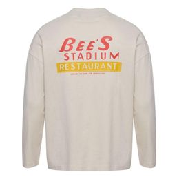 Hummel Longsleeve "Loose T-Shirt Longsleeve Bees Stadium" in Wei&szlig; | Gr.: XL