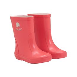 CeLaVi Kinder Gummistiefel "Basic Wellies Solid" in Rot | Gr.: 28