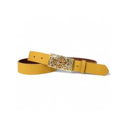 Fronhofer Lederg&uuml;rtel in Curry | Gr.: 110 cm
