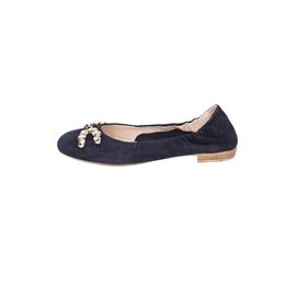 Donna Carolina Klassische Ballerinas in Blau | Gr.: 39,5