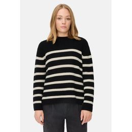 Camel Active Strickpullover mit Streifen in Kaviar | Gr.: XS