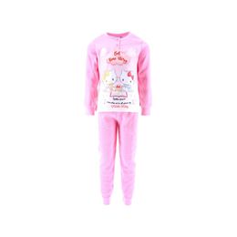 Schlafanzug Fleece Hello Kitty in Pink | Gr.: 116