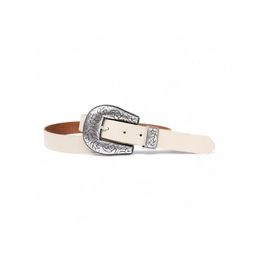 Fronhofer Damen Western G&uuml;rtel in Creme | Gr.: 115-cm
